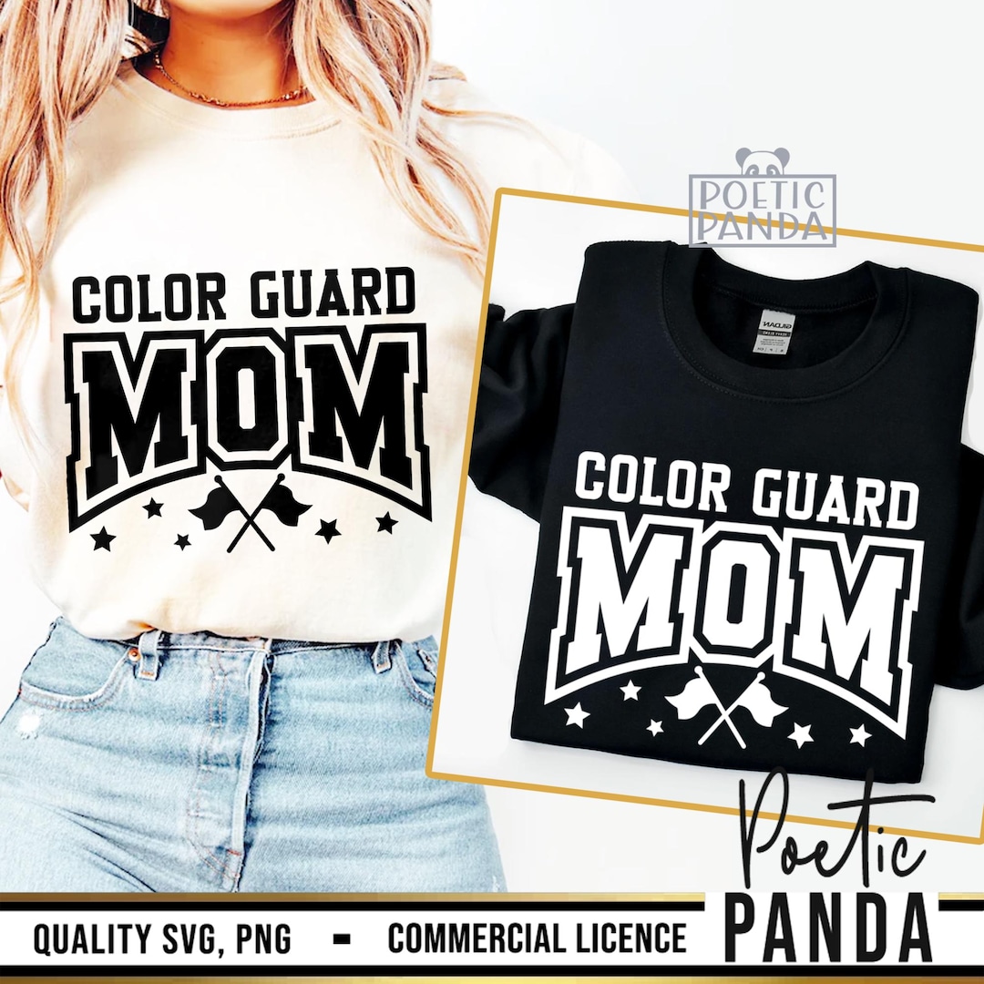 Color Guard Mom SVG PNG, Color Guard Mom Shirt Svg, Marching Band Mom ...