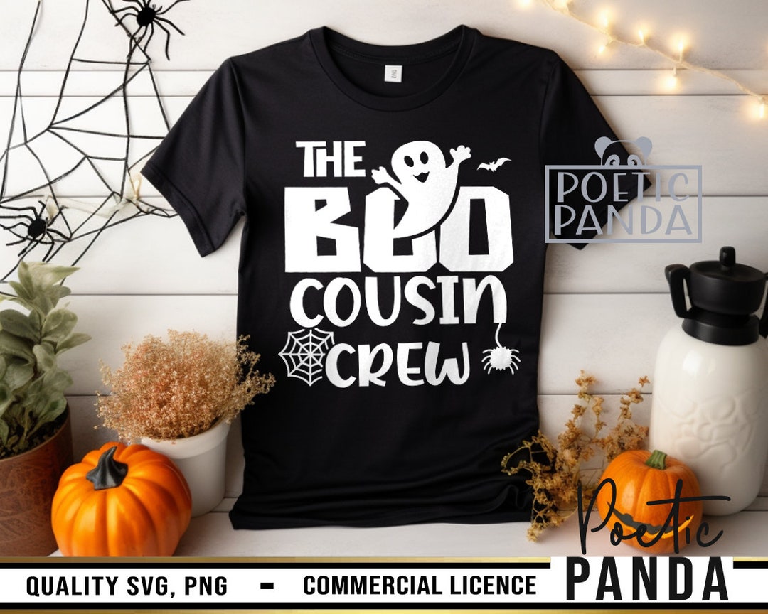 The Boo Crew SVG PNG, Boo Svg, Spooky Vibes, Ghost Svg, Cousin Crew Svg ...