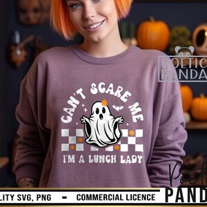 Lunch Lady Halloween SVG PNG, Lunch Lady Svg, Spooky Season Svg, Spooky ...