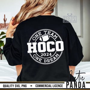 2024 Hoco SVG PNG, 2024 Football Homecoming Svg, Hoco 2024, One Team ...