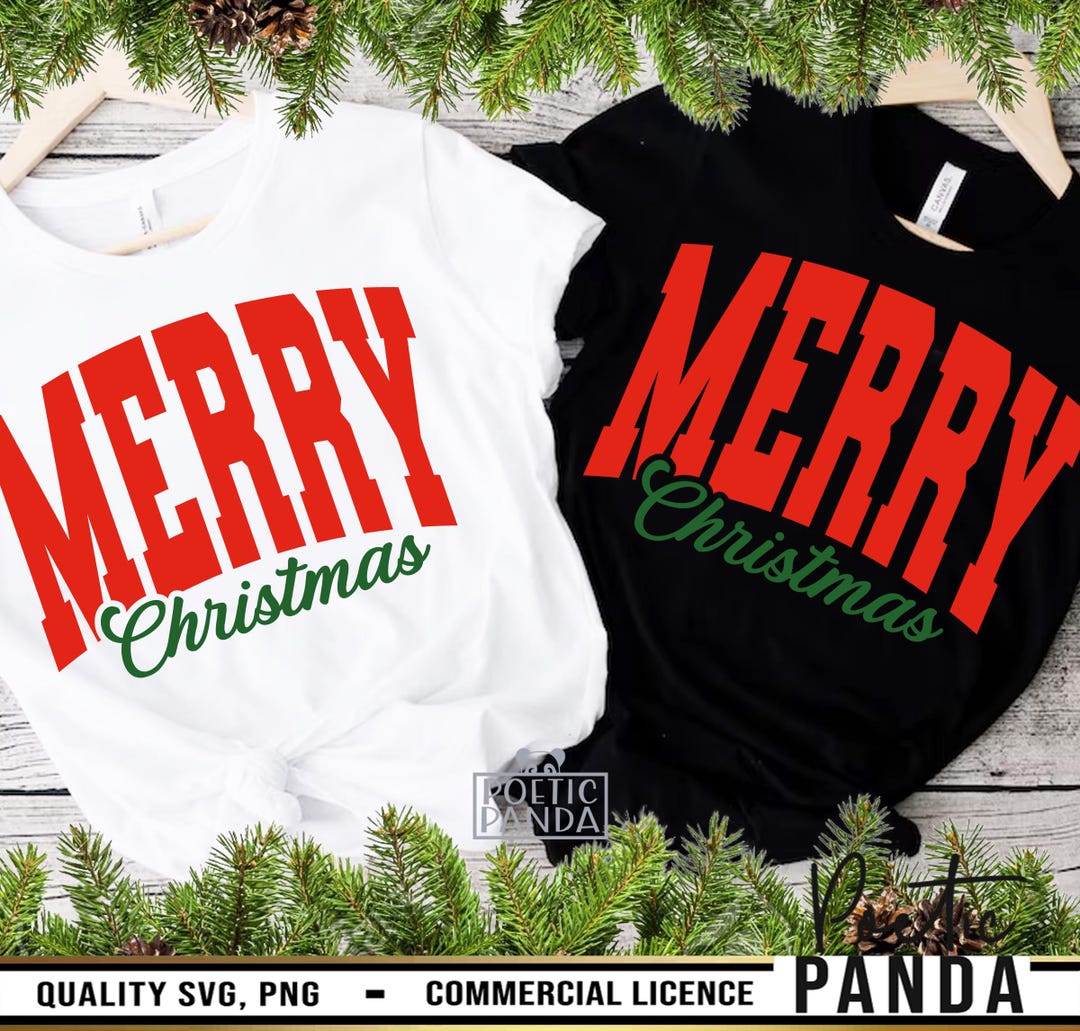 Merry Christmas SVG PNG, Merry Christmas Shirt Svg, Merry Christmas ...