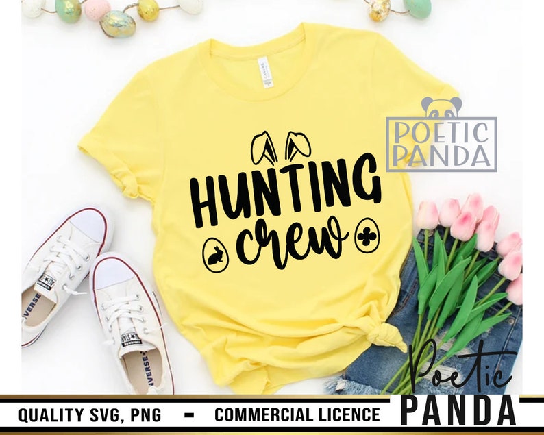 Hunting Crew SVG PNG Cousin Crew Svg Easter Svg Egg Hunting - Etsy UK