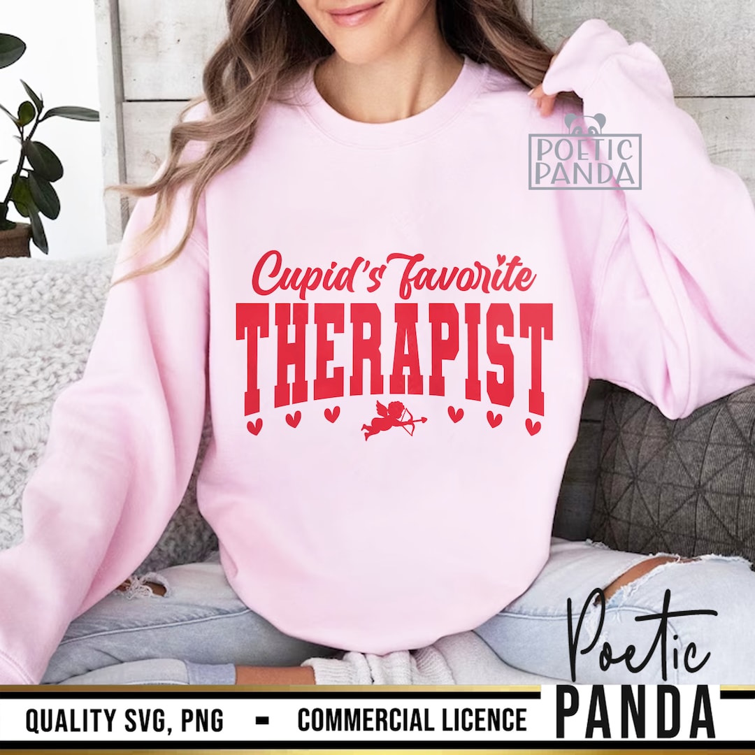 Cupid's Favorite Therapist SVG PNG, Ot Svg, Therapist Valentine ...