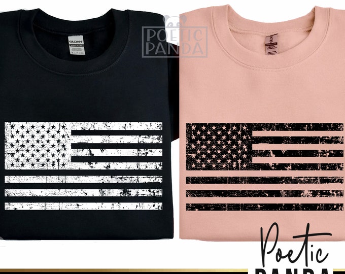 Distressed Usa Flag Bundle, USA Flag Svg, American Flag Svg, 4th of ...