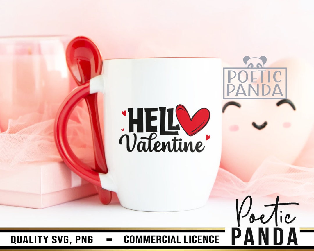 Hello Valentine SVG PNG, Xoxo Svg, Valentine's Day Svg, Kids Valentine ...