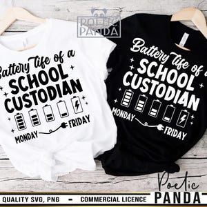School Custodian SVG PNG, Custodian Svg, School Custodian Design for ...