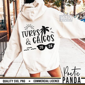 Turks and Caicos SVG PNG, Vacation Shirt, Family Reunion Svg, Summer ...