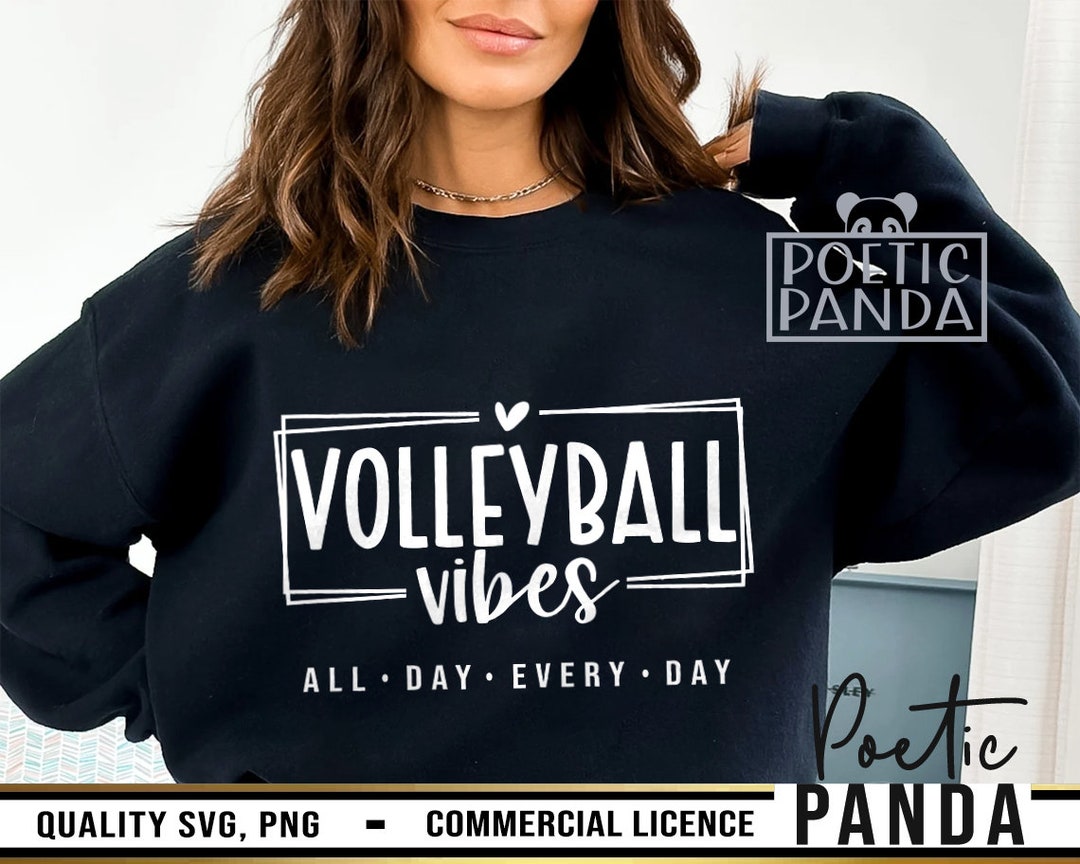 Volleyball Vibes SVG PNG, Volleyball Team Svg, Mama Svg, Volleyball Mom ...