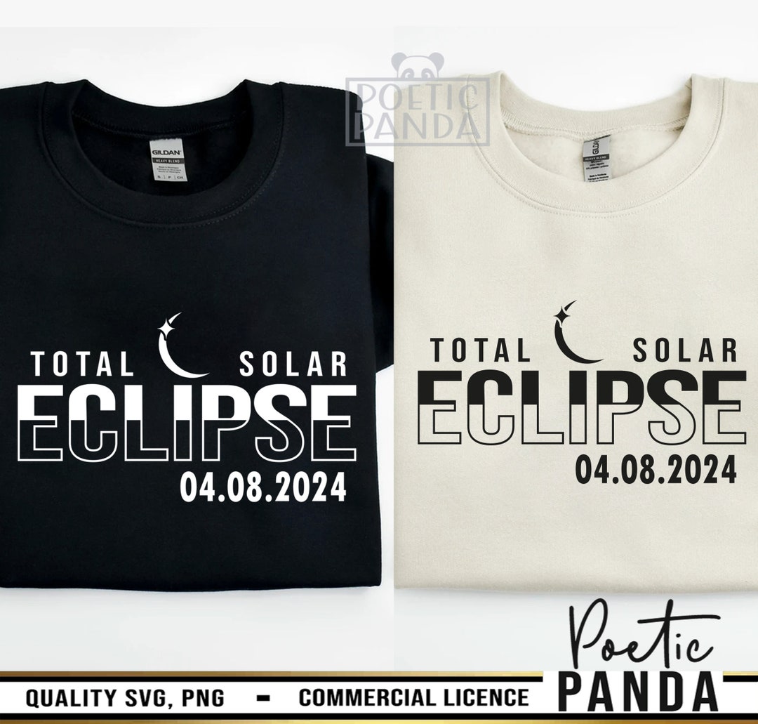 2024 Total Solar Eclipse SVG PNG, Solar Eclipse Svg, Celestial Svg ...
