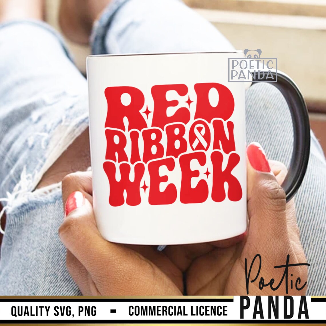 Red Ribbon Week SVG PNG, Red Ribbon Week Svg, Drug Free Svg, Red Ribbon ...