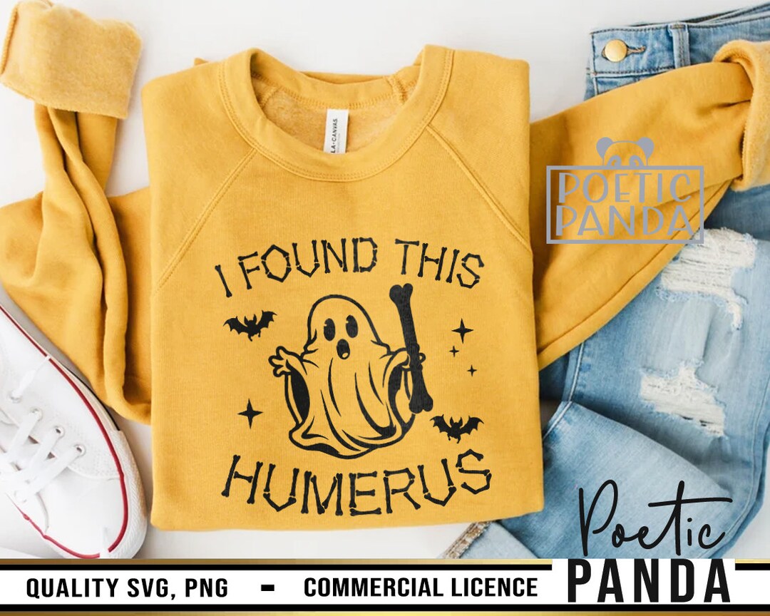 I Found This Humerus SVG PNG, Spooky Season Svg, Halloween Svg, Spooky ...