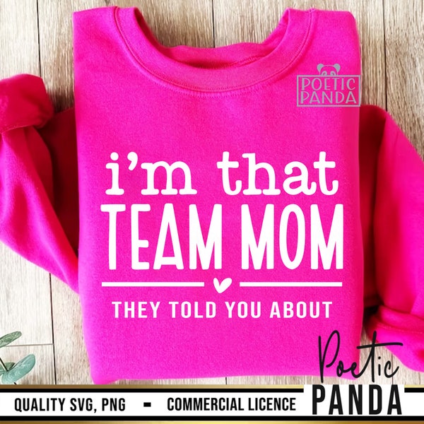 Team Mom Shirts - Etsy