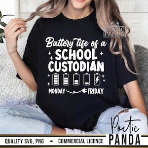 School Custodian SVG PNG, Custodian Svg, School Custodian Design for ...