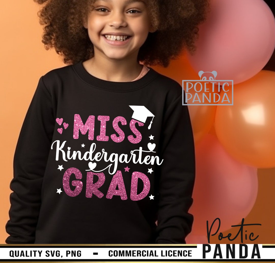 Miss Kindergarten Grad SVG PNG Kindergarten Grad Svg - Etsy