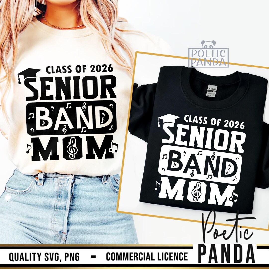 2026 Senior Band Mom SVG PNG, Marching Band Svg, Band Mom Png, Band Mom ...