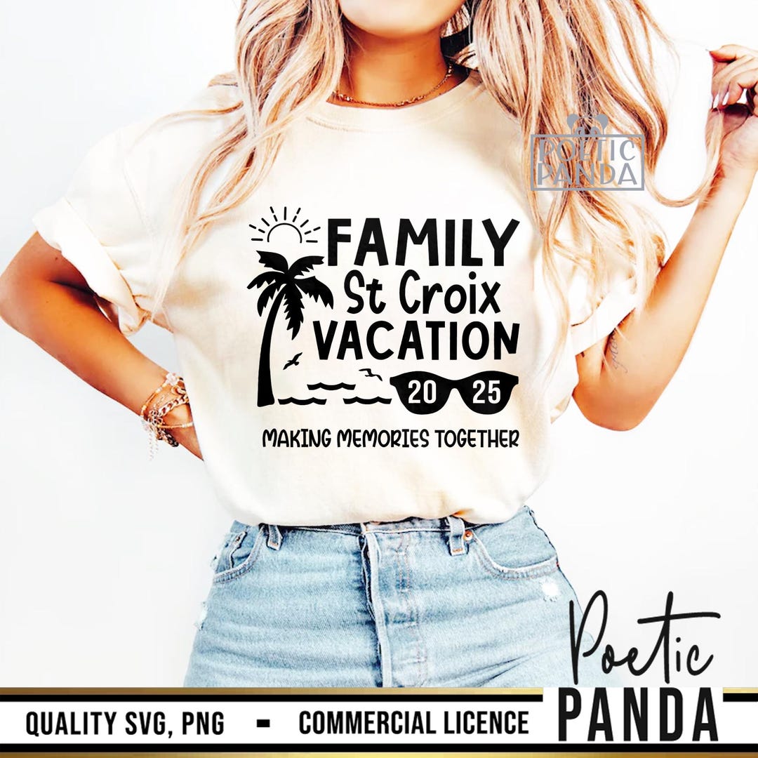 2025 St Croix Family Vacation SVG PNG, Saint Croix Family Vacation Svg ...