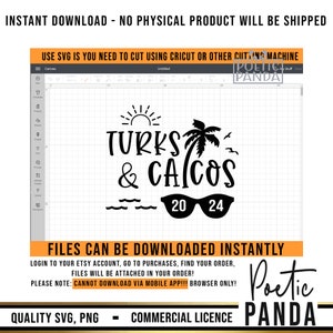 Turks and Caicos SVG PNG, Vacation Shirt, Family Reunion Svg, Summer ...