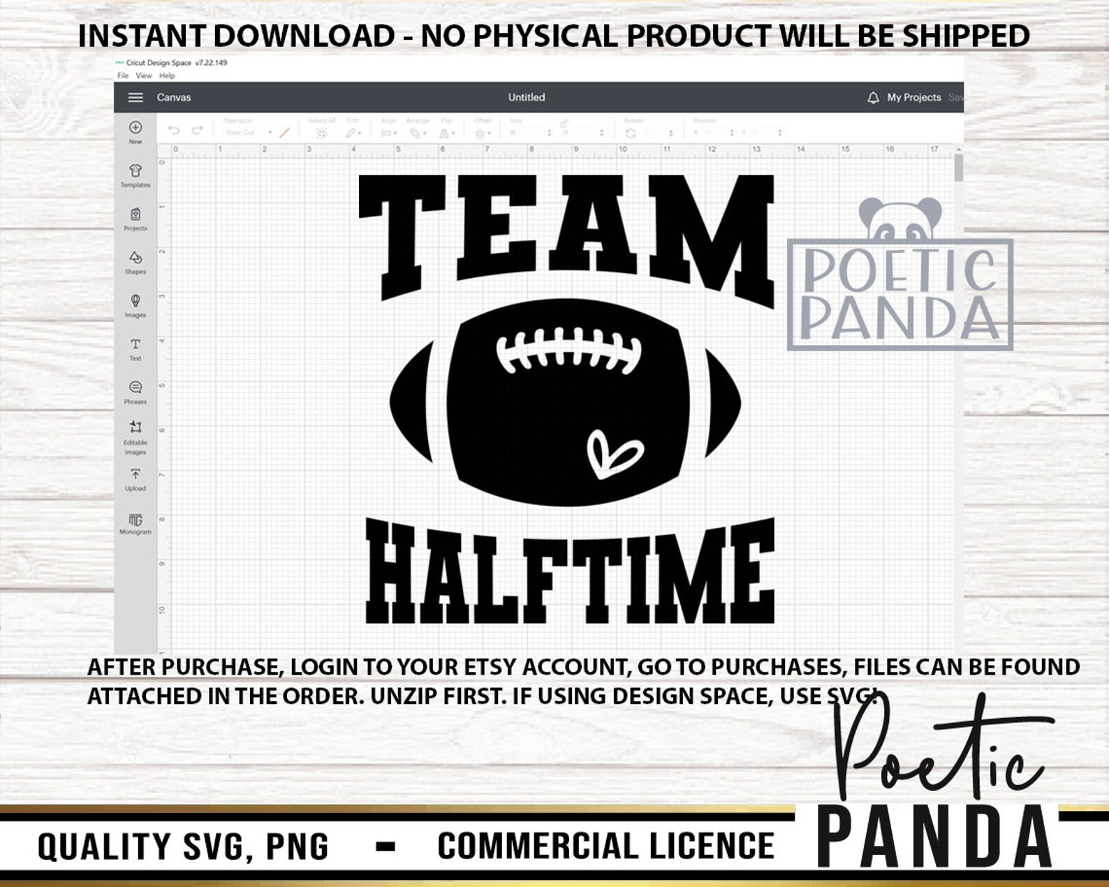 Football SVG PNG, Game Time Svg, Funny Football Svg, I'm Just Here for ...