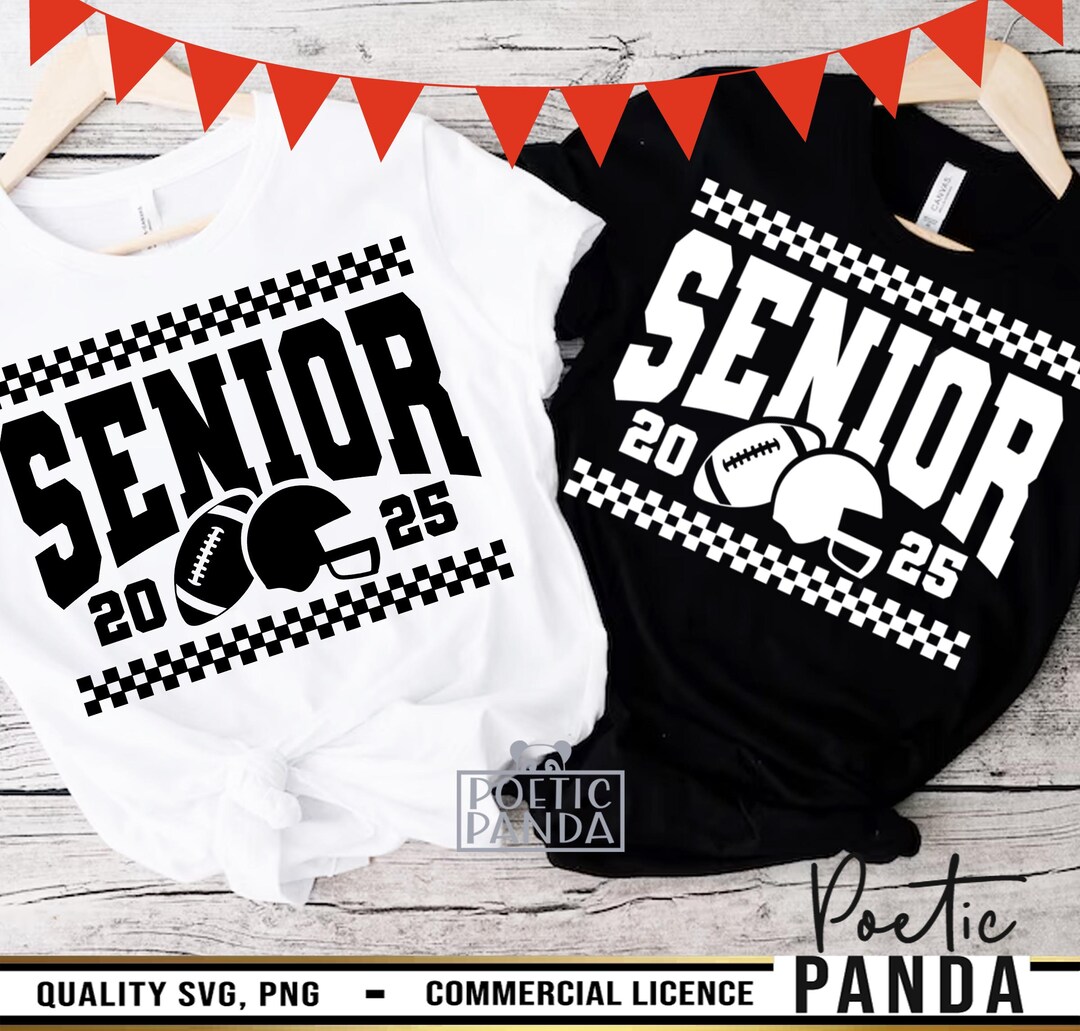 2025 Football Senior SVG PNG, Football Grad Svg, Class of 2025 Svg ...