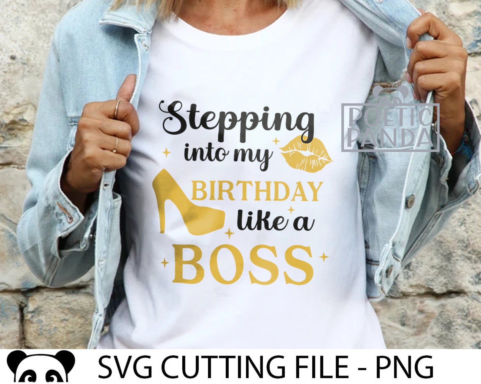 Birthday Svg Png Stepping Into My Birthday Like A Boss Svg Etsy