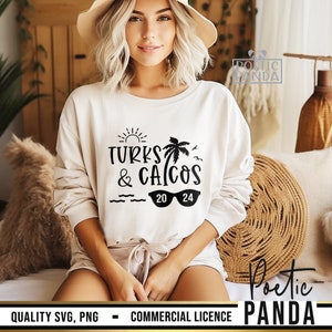 Turks and Caicos SVG PNG, Vacation Shirt, Family Reunion Svg, Summer ...