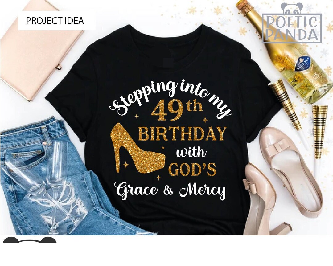 49th Birthday SVG PNG, 49th Birthday Gift Svg, Birthday Shirt Svg ...