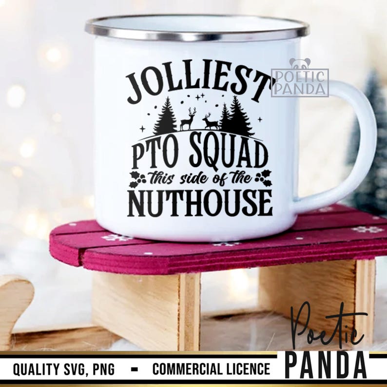 Christmas PTO Squad SVG PNG, Jolliest Pto Crew Svg, Funny Pto Christmas ...