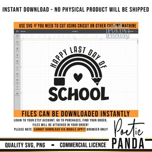 Happy Last Day of School SVG PNG, Tag You're It Svg, End of School ...