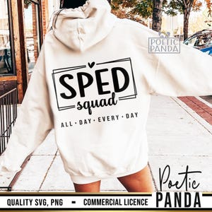Sped Squad SVG PNG, Special Education, Special Ed Svg, Sped Crew Svg ...