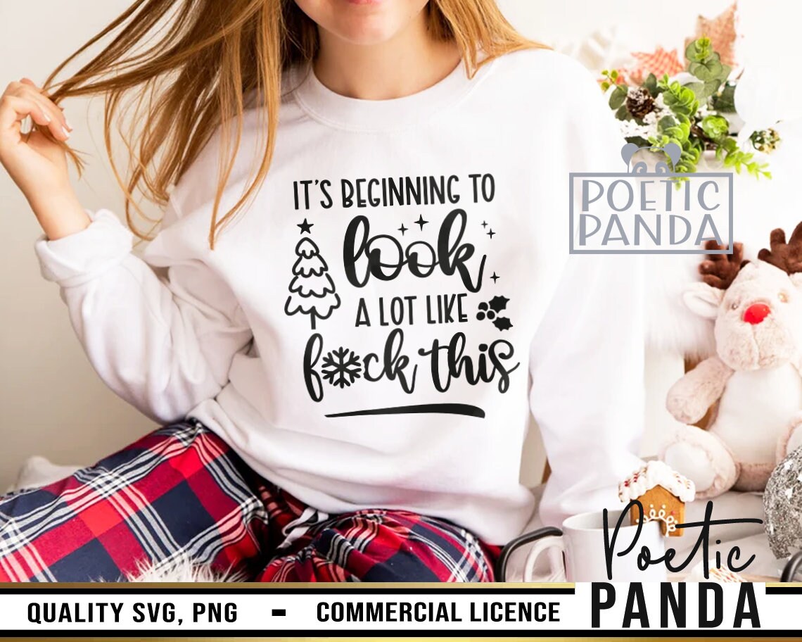 Sarcastic Christmas Shirt SVG PNG, Inappropriate Svg, Funny Sweater Svg ...