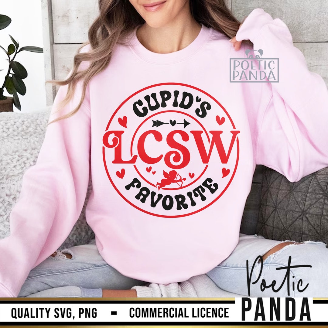 LCSW Valentine SVG PNG, Therapist Svg, Counselor Svg, Social Worker Svg ...