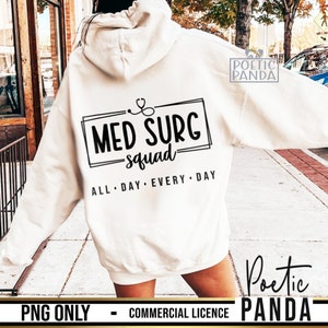 Med Surg Squad SVG PNG, Surgery Crew Svg, Healthcare Svg, Surgeon Shirt ...