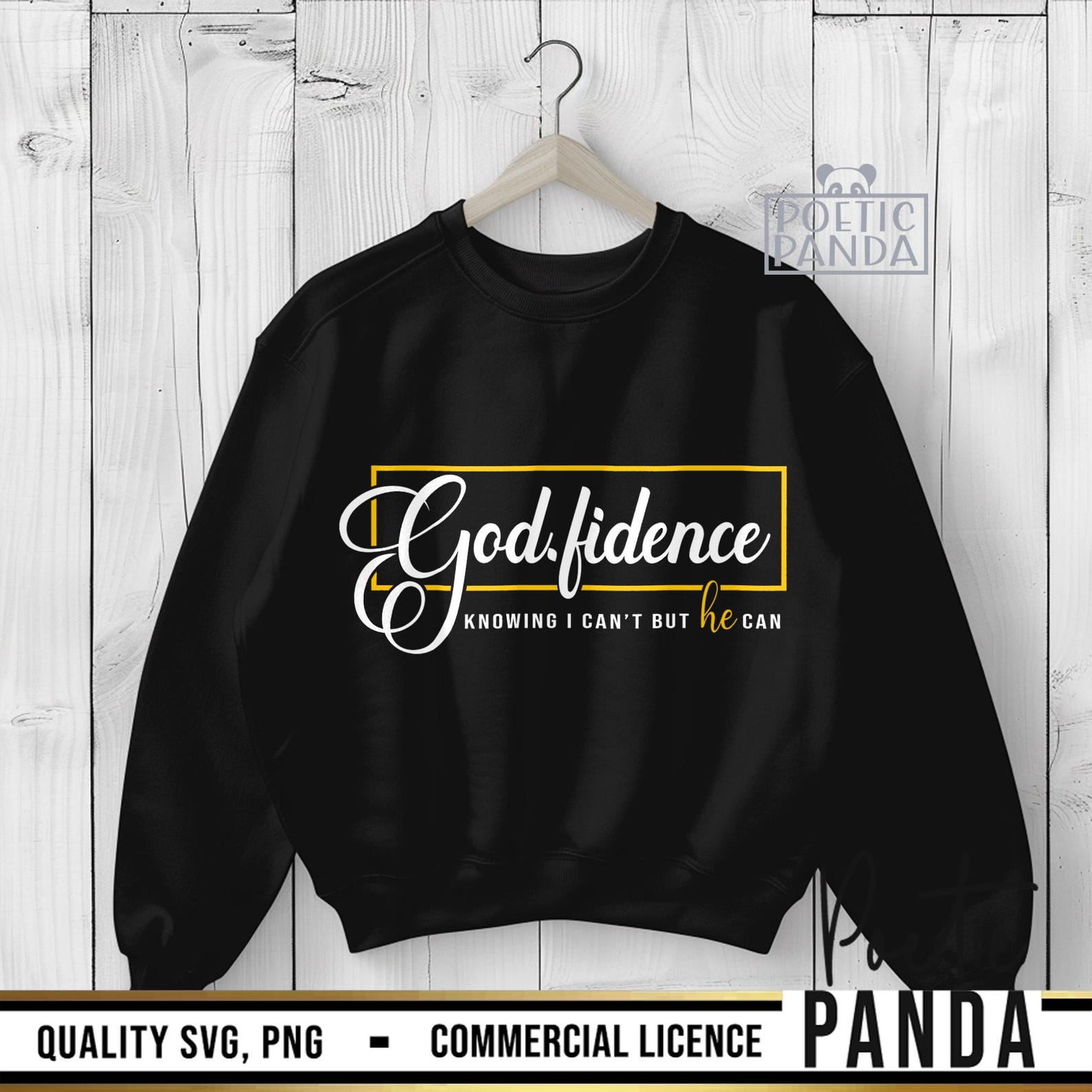 Godfidence SVG PNG, Christian Shirt Svg Design, Religious Svg, Bible ...