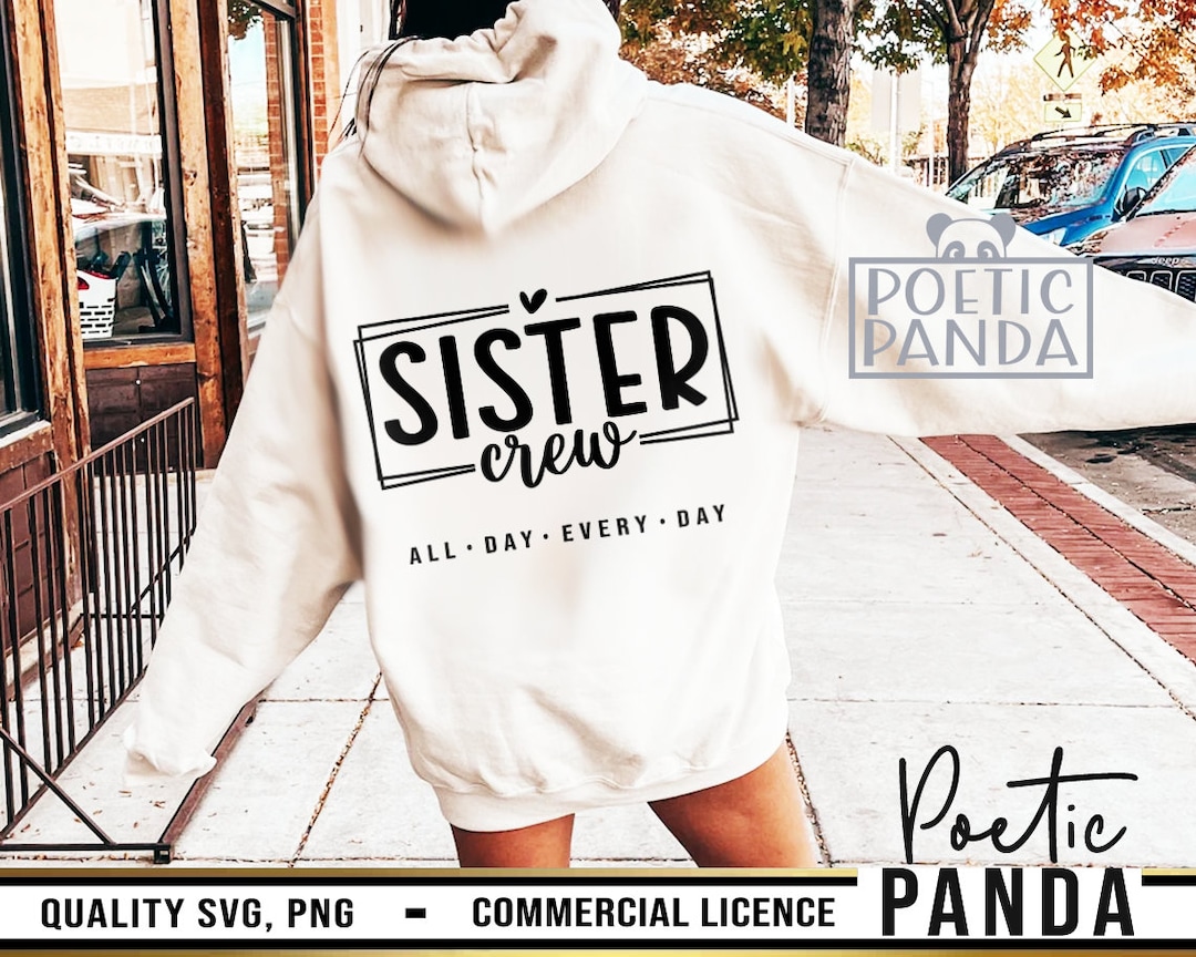 Sister Crew SVG PNG, Cousin Crew Svg, Siblings Svg, Black Friday Svg ...