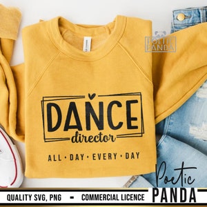 Dance Director SVG PNG, Dance Coach Svg, Dance Director Gift Svg, in My ...