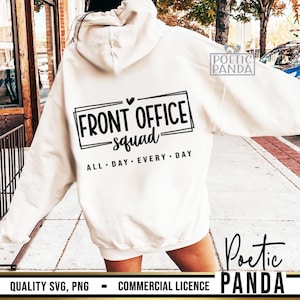Front Office Squad SVG PNG, Front Office Svg, Office Squad Svg, School ...