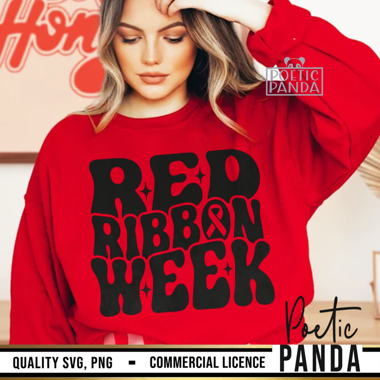 Red Ribbon Week SVG PNG, Red Ribbon Week Svg, Drug Free Svg, Red Ribbon ...