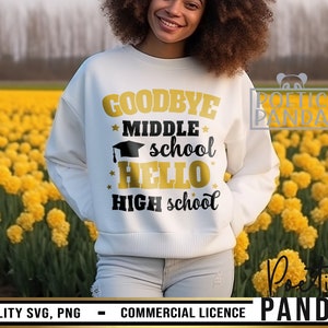Hello High School SVG PNG, Graduation Svg, Teacher Svg, 8th Grade Svg ...