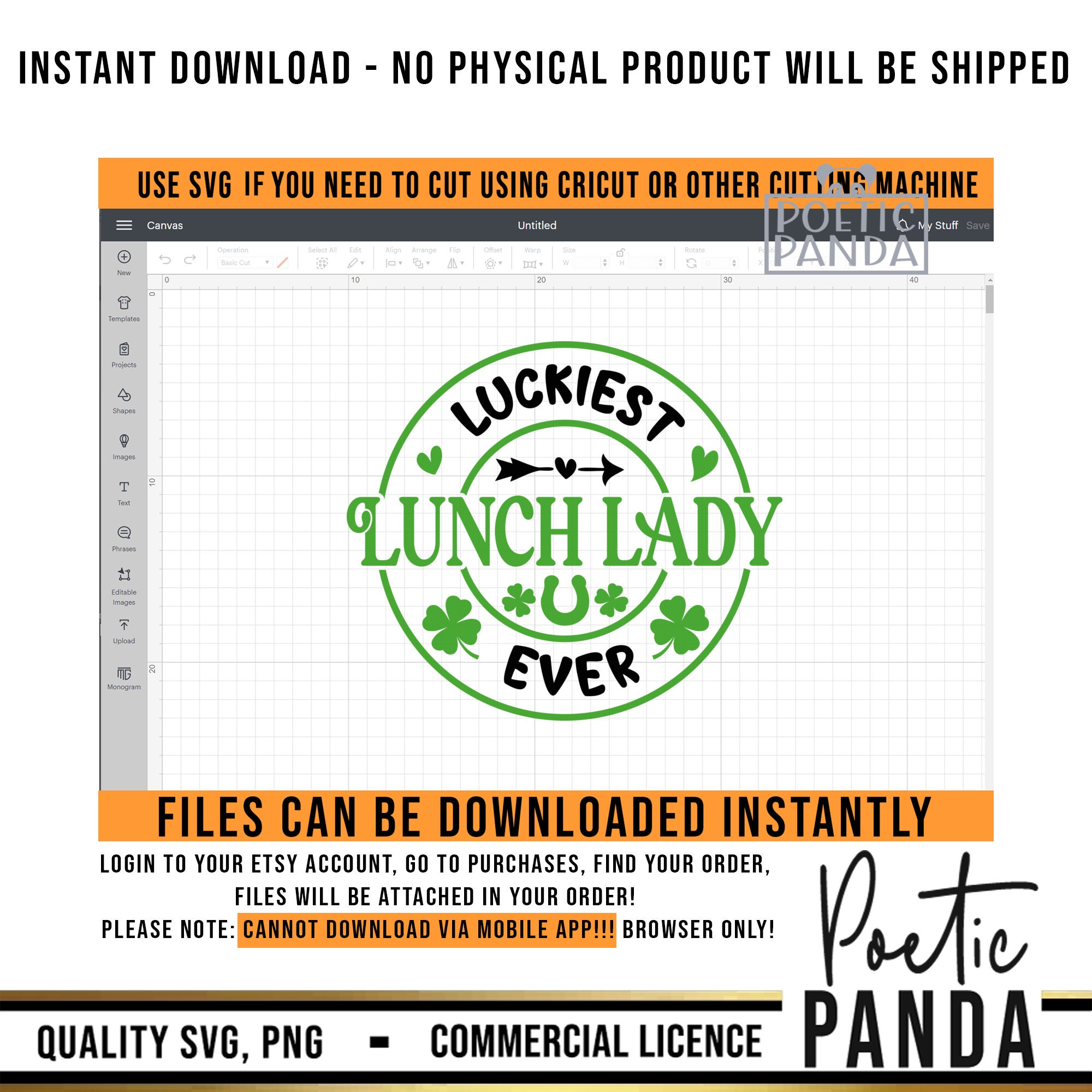 Luckiest Lunch Lady SVG PNG, St Patricks Svg, Cafeteria Worker Svg ...