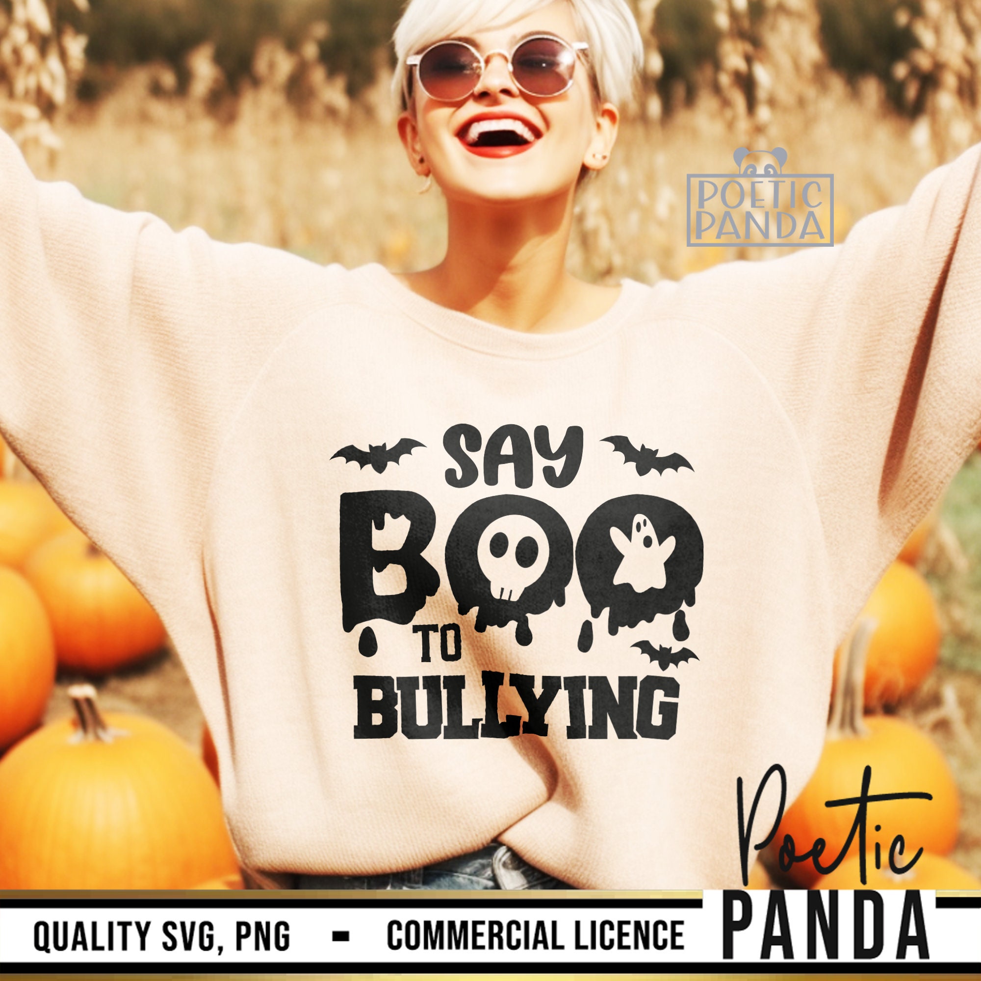 Unity Day SVG PNG, Say Boo to Bullying Svg, Be Kind Svg, Unity Day Svg ...