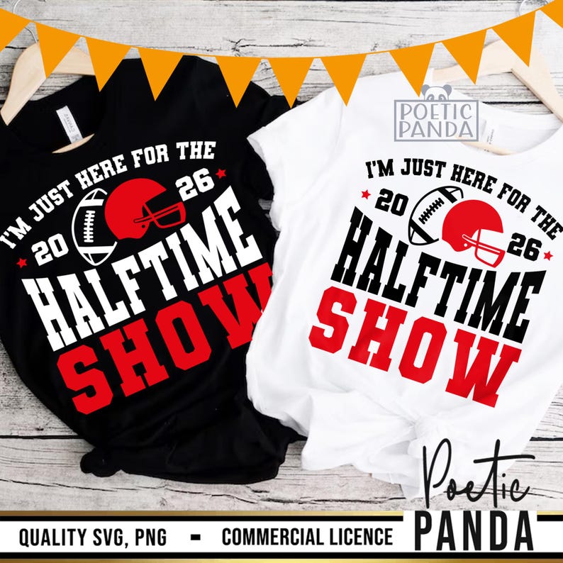 2026 Here for Halftime Show SVG PNG, Team Halftime Svg, Football Svg ...
