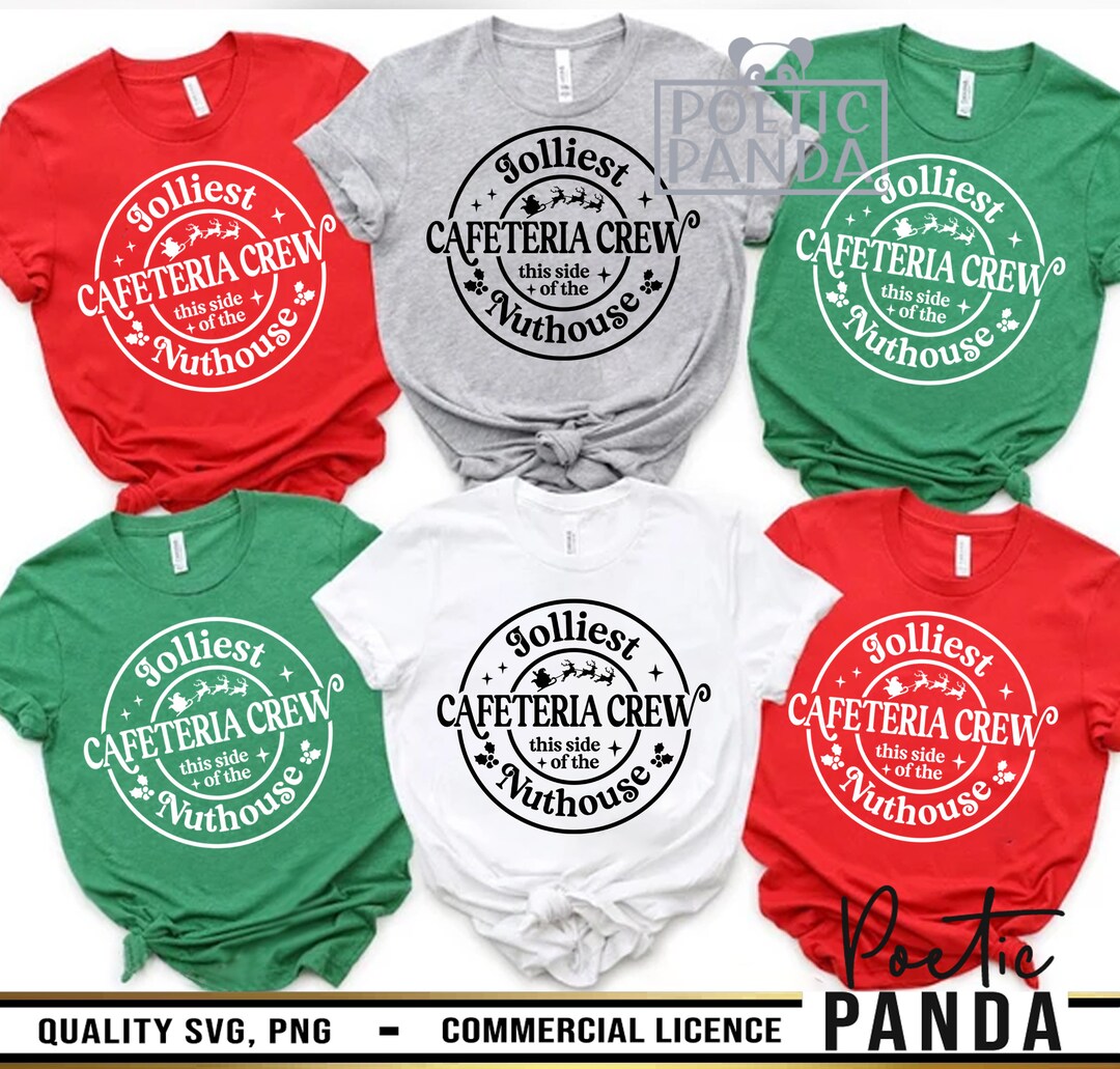 Jolliest Cafeteria Crew SVG PNG, Lunch Lady Svg, Jolliest Bunch Svg ...