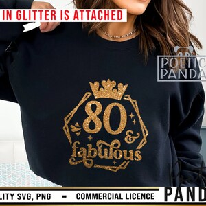 80th Birthday SVG PNG, 80th Birthday Svg, 80th Birthday Png, Birthday ...