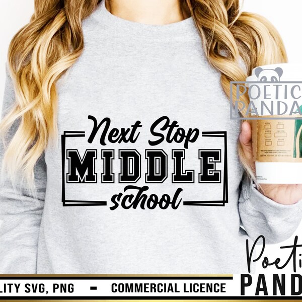Next Stop Middle School Svg - Etsy