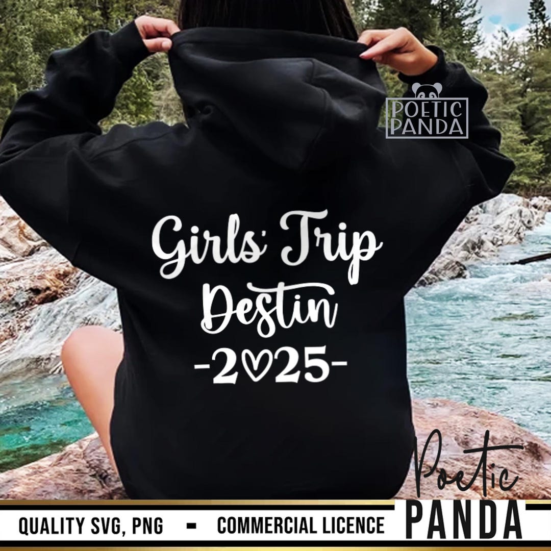 2025 Girls Trip Destin SVG PNG, Girls Trip to Destin Beach Svg, Friends ...
