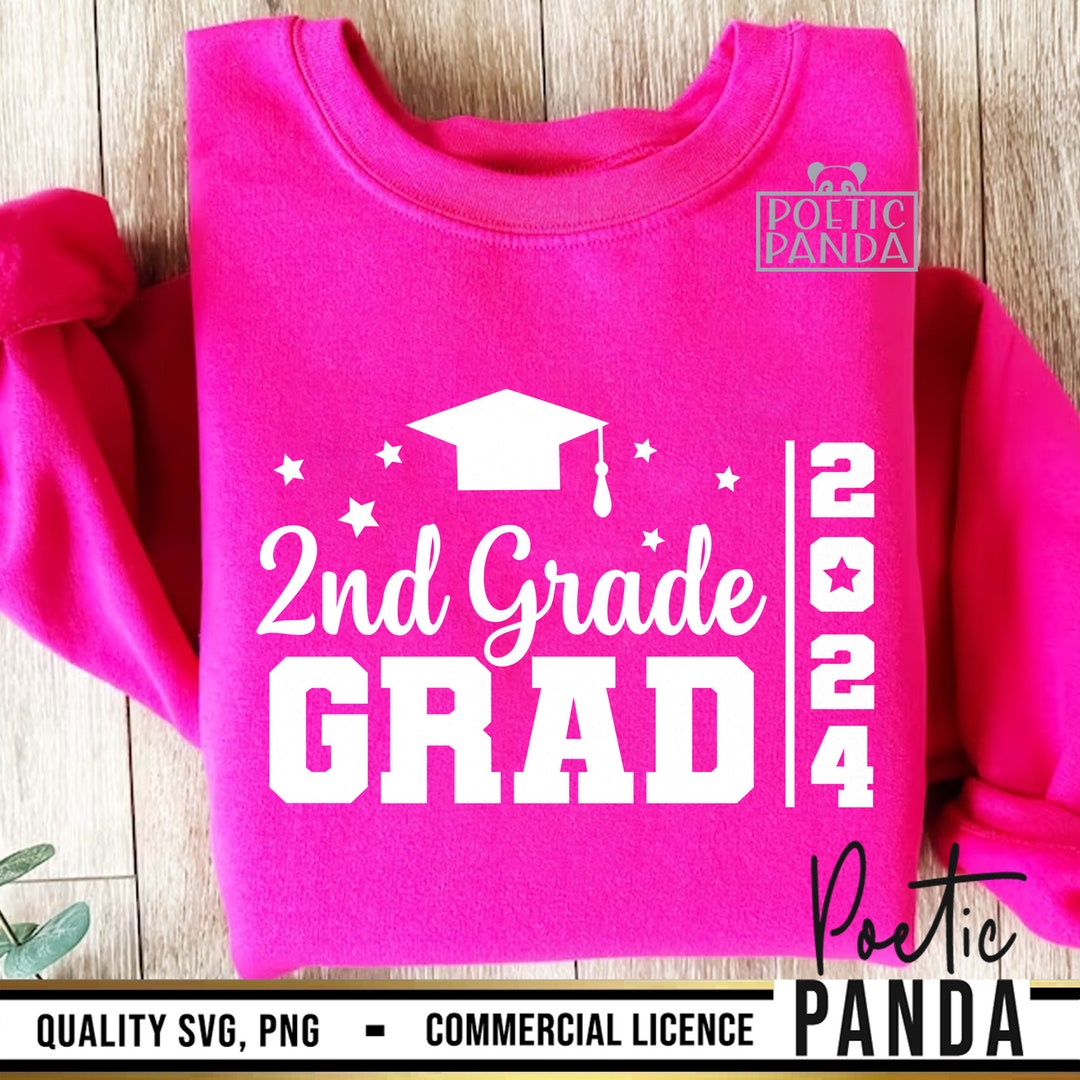 2nd Grade Graduate SVG PNG, End of School Svg, Second Grade Svg ...