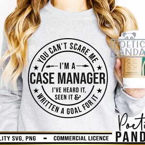 Case Manager SVG PNG, Case Manager Gift Svg, Social Worker Svg, Funny ...
