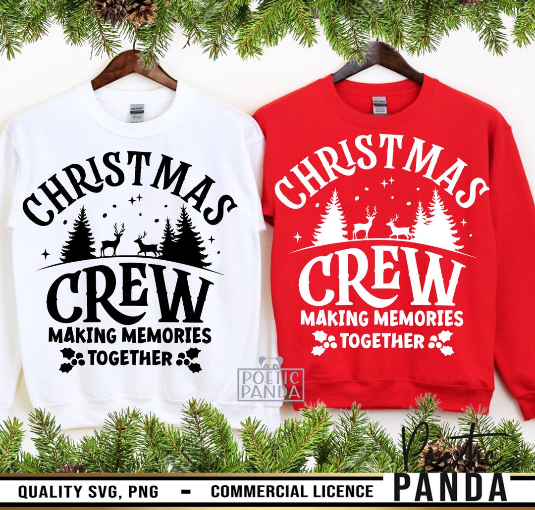 Christmas Crew SVG PNG, Christmas Crew for Cricut and Sublimation ...