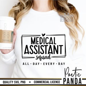 Medical Assistant Squad SVG PNG, Healthcare Squad Svg, Nurse Squad Svg ...