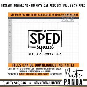 Sped Squad SVG PNG, Special Education, Special Ed Svg, Sped Crew Svg ...